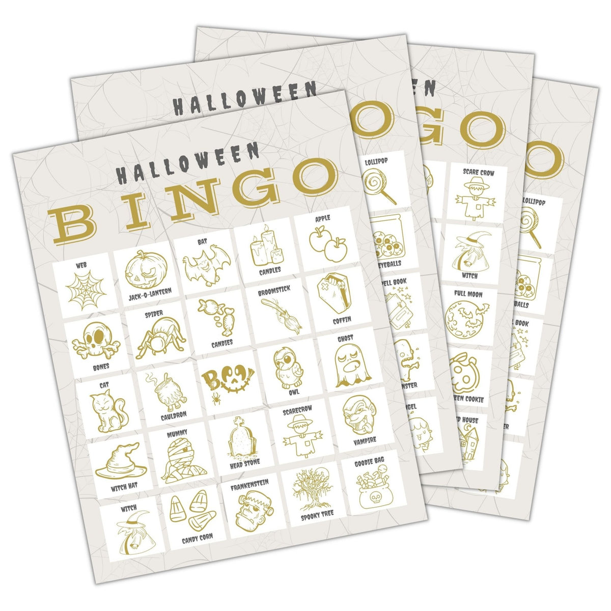 Printable Halloween Bingo Cards – buck & co.