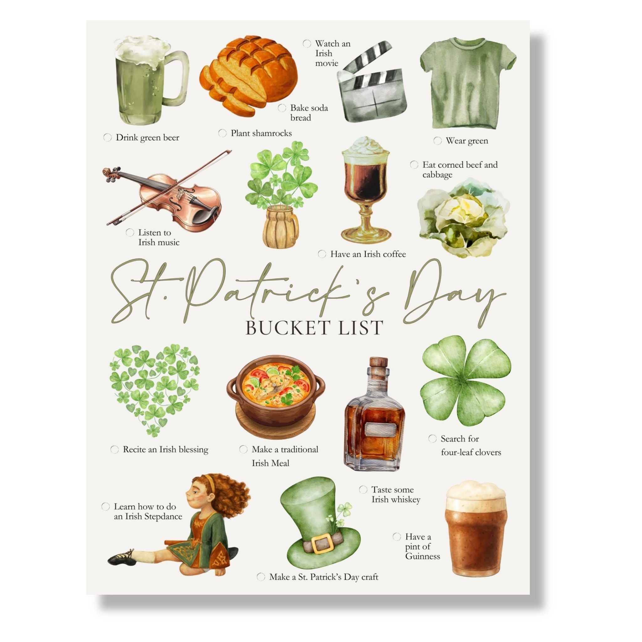 St. Patrick's Day Bucket List – buck & co.