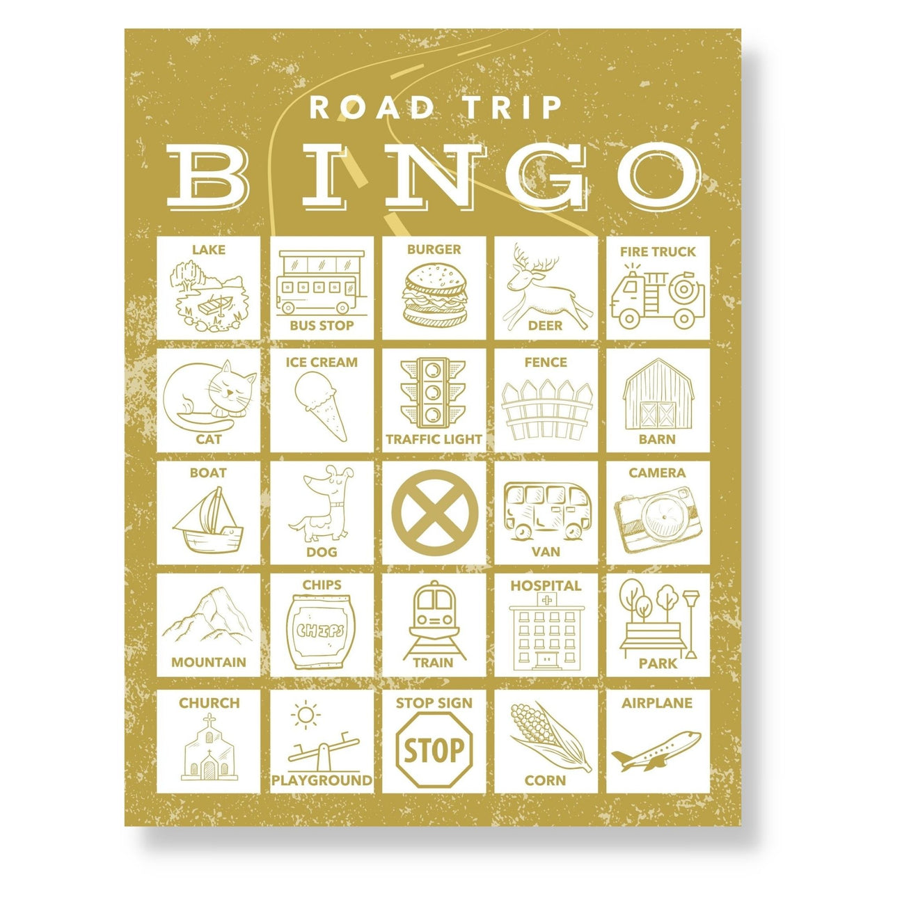 Printable Road Trip Bingo Cards for Car Travel – buck & co.